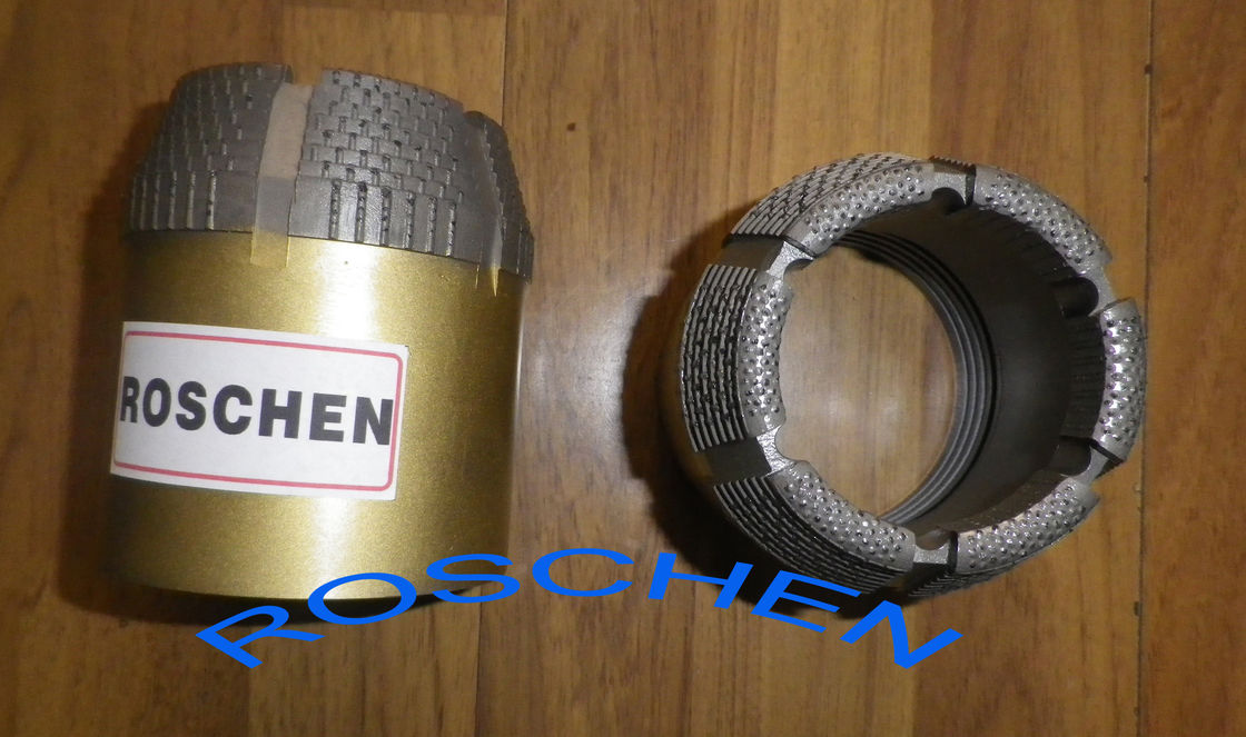 Surface Set Diamond Core Drill Bits , Backfilled Stratum Shale Diamond ...