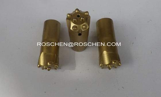Button Size 43mm R32 Threaded Drill Bits For Zambia Copper Mining Drilling